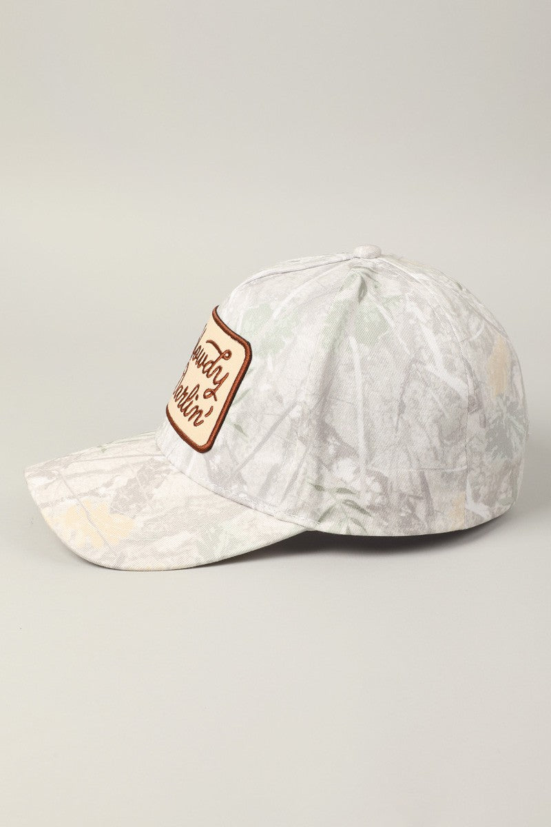 Howdy Darlin' Embroidery Patch Camo Trucker Hat – Studio 6 Apparel