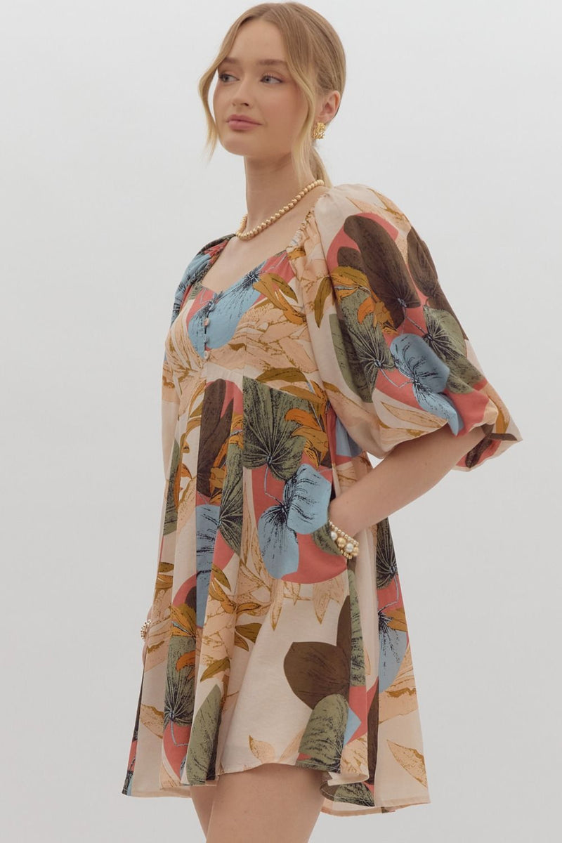 Floral Mini Dress – Studio 6 Apparel